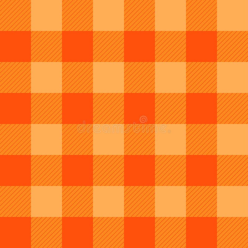Orange Chessboard Background Stock Vector - Illustration of checked ...