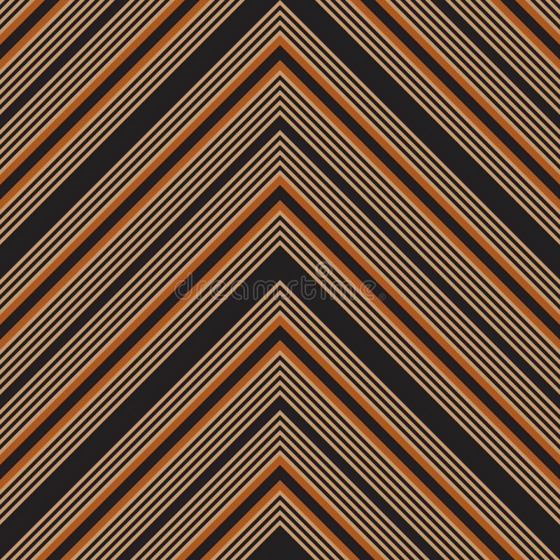 Orange Chevron Diagonal Stripes Seamless Pattern Background Stock ...
