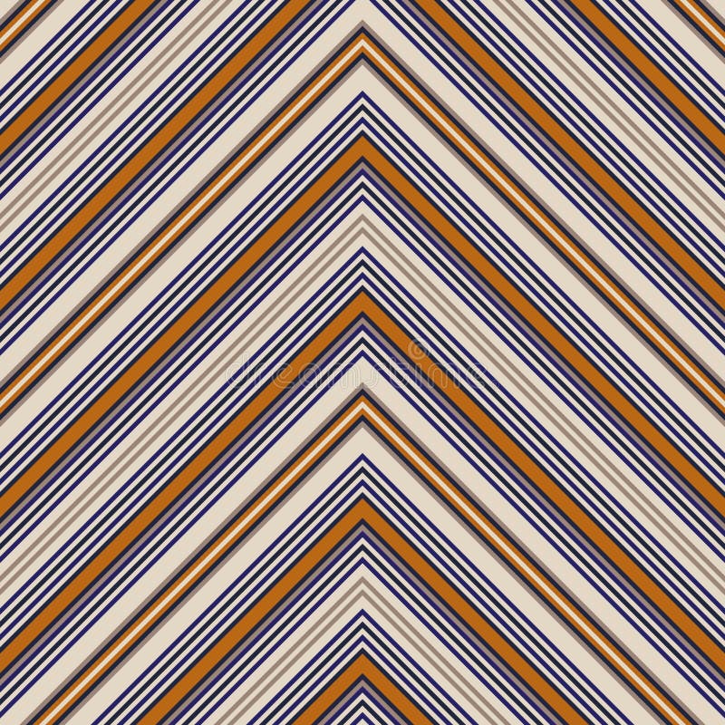Orange Chevron Diagonal Stripes Seamless Pattern Background Stock ...