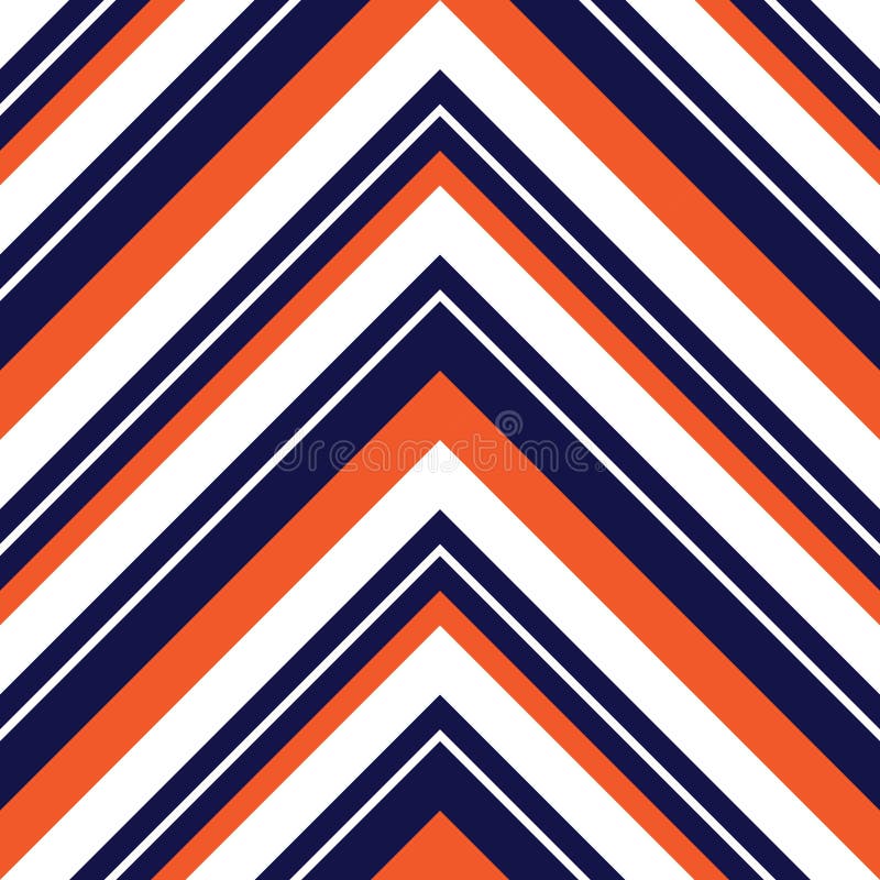 Orange Chevron Diagonal Stripes Seamless Pattern Background Stock ...