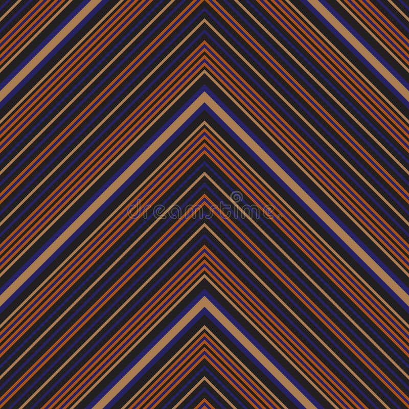 Orange Chevron Diagonal Stripes Seamless Pattern Background Stock ...