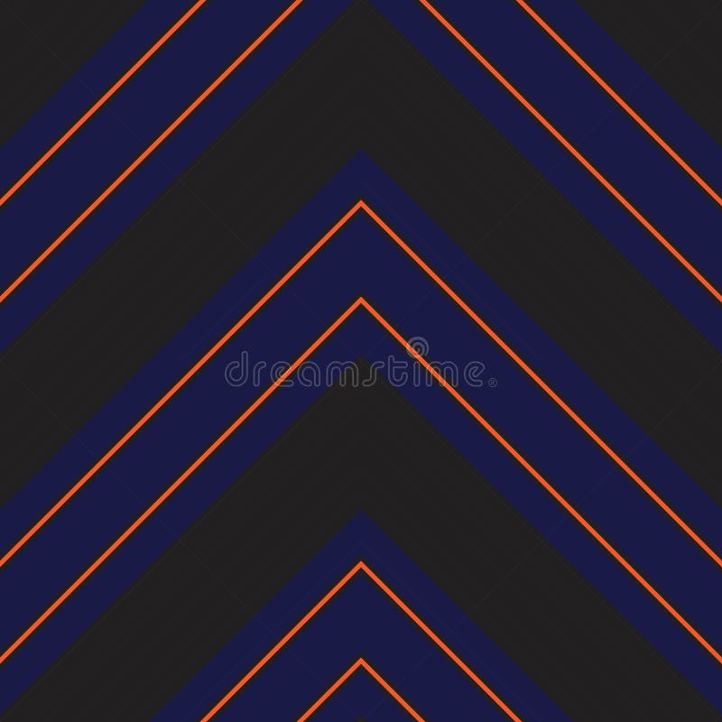 Orange Chevron Diagonal Stripes Seamless Pattern Background Stock ...