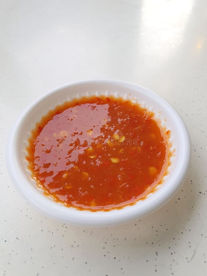 Orange Chilli sauce stock photo. Image of spicy, dipping - 260093762