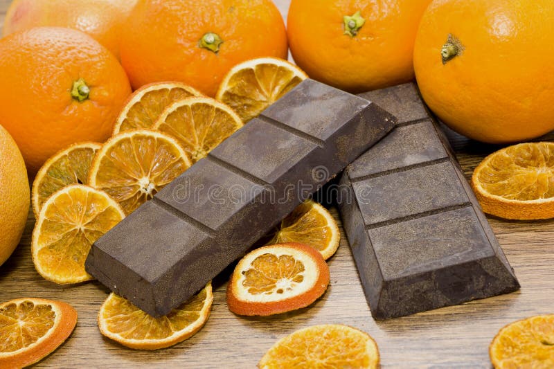 Orange chocolate stock image. Image of appetite, food - 28998897