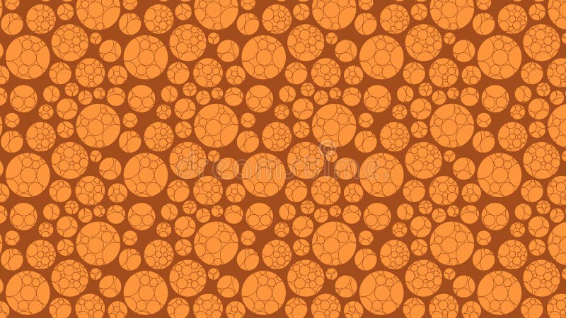 Orange Circle Pattern stock vector. Illustration of round - 163053990