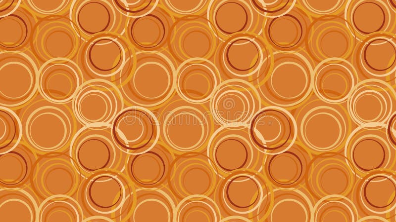 Orange Circle Pattern Background Stock Vector - Illustration of ...