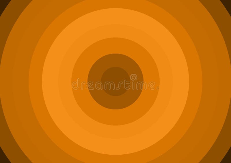 Orange Circles Layered Pattern Centered Background Wallpaper Design ...