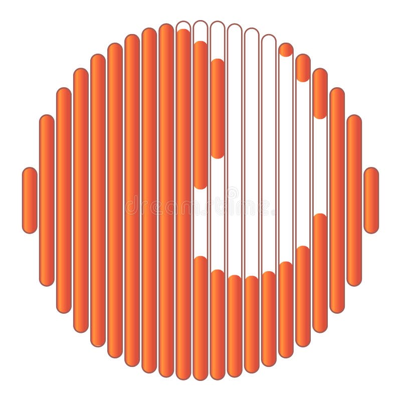 Orange Loading Circle Sign Icon Stock Illustrations – 322 Orange ...