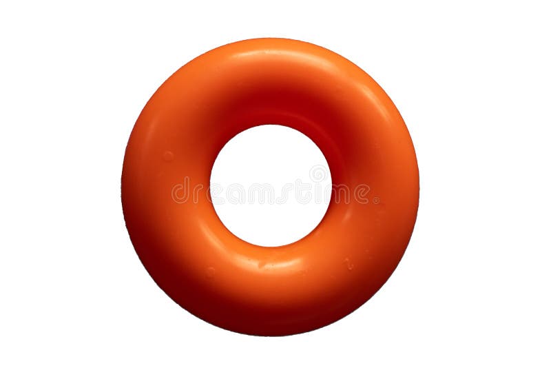 Orange Circular Toy with White Background Stock Photo - Image of ...