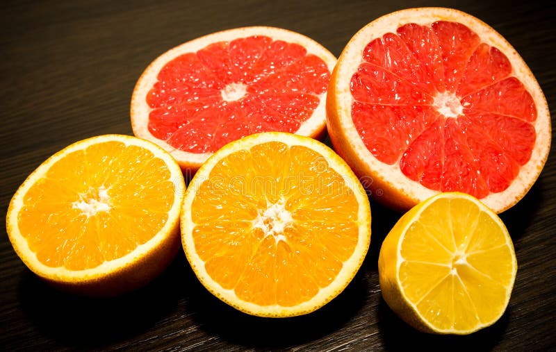 Orange, Citron, Pamplemousse 5 Image stock - Image du coloré, délicieux ...