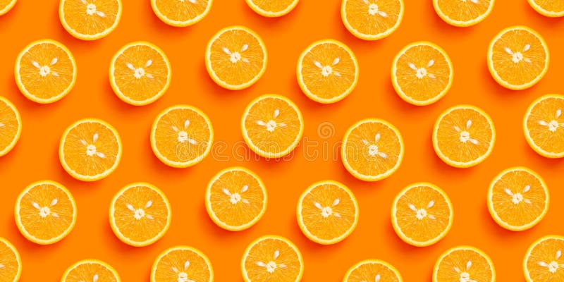 Orange Citrus Seamless Backdrop Texture Stock Photo - Image of pattern ...