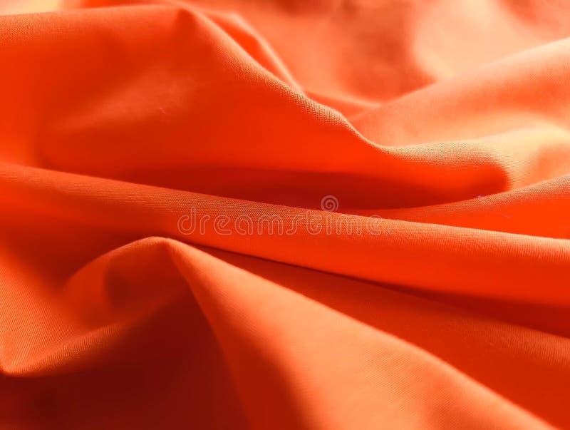 Orange Cloth Background, Fabric Texture Gold Color Pattern Silk ...