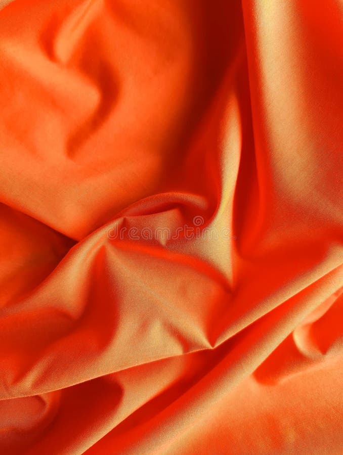 Orange Cloth Background, Fabric Texture Gold Color Pattern Silk ...