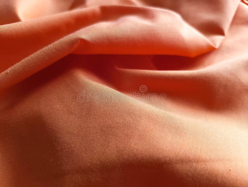 Orange Cloth Background, Fabric Texture Gold Color Pattern Silk ...