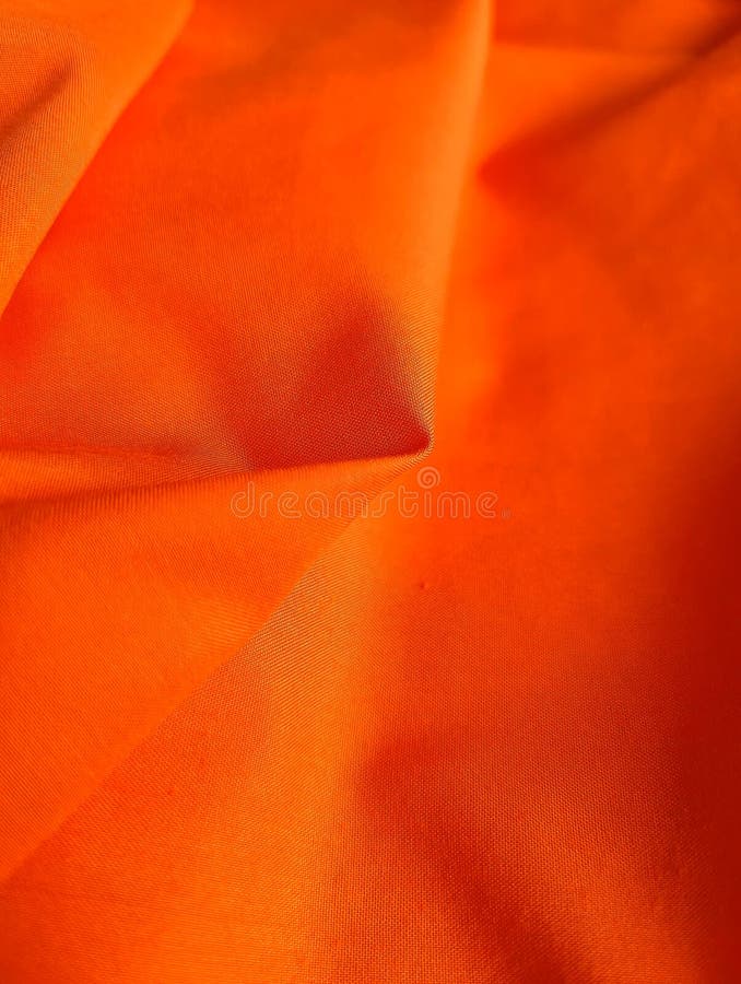 Orange Cloth Background, Fabric Texture Gold Color Pattern Silk ...