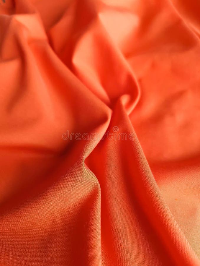 Orange Cloth Background, Fabric Texture Gold Color Pattern Silk ...