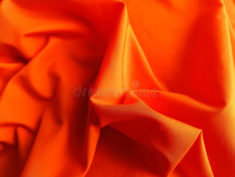 Orange Cloth Background, Fabric Texture Gold Color Pattern Silk ...