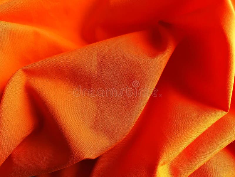 Orange Cloth Background, Fabric Texture Gold Color Pattern Silk ...