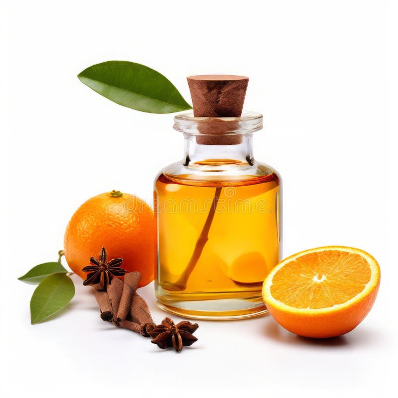 Orange Clove Oil a Warming Essential Oil Blend of Oran Stock Image ...