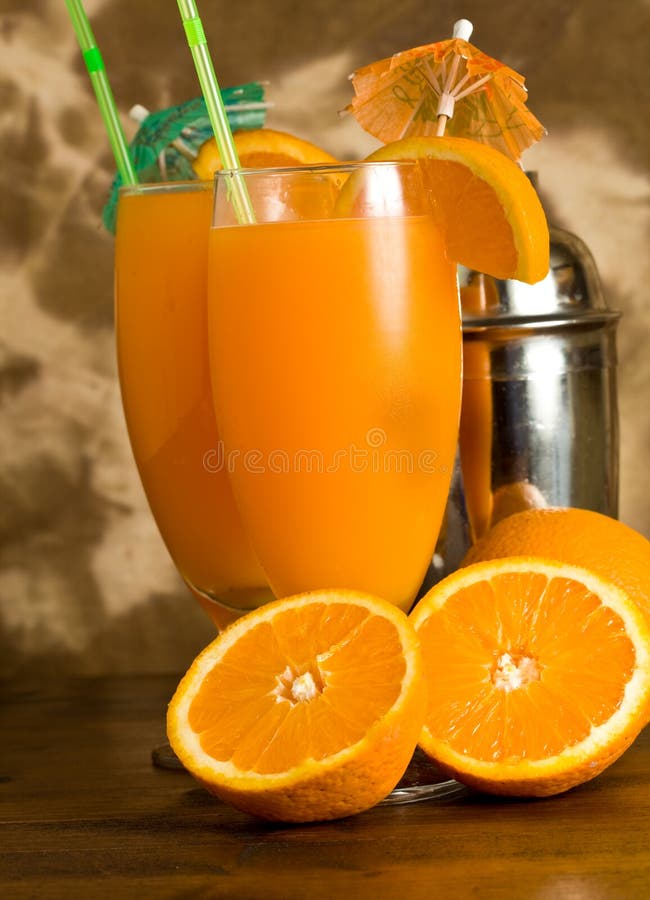 Orange Cocktail stock image. Image of water, sweet, never - 14566829