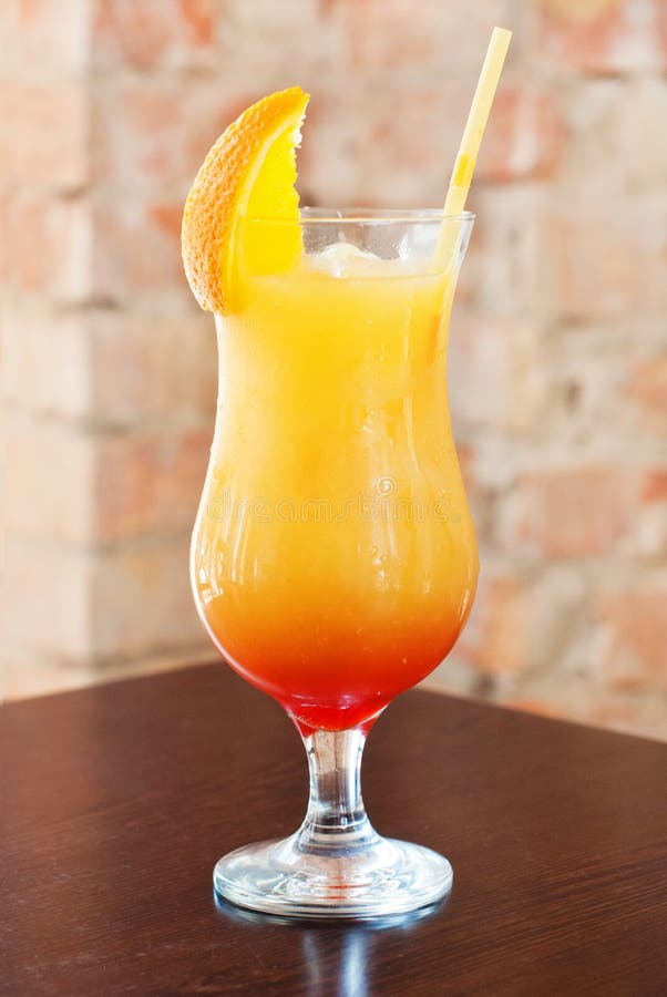 Orange Cocktail with Citrus. Alcohol Drinks Stock Image - Image of ...