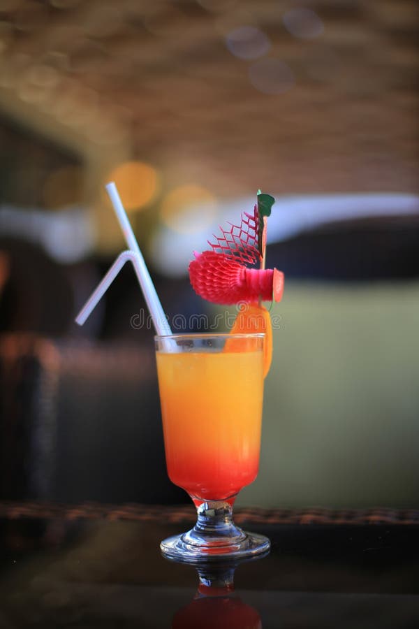 Orange cocktail stock image. Image of table, drink, liquor - 50934985