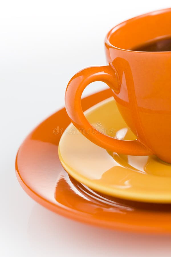 Orange Coffee Cup Picture. Image: 5972653