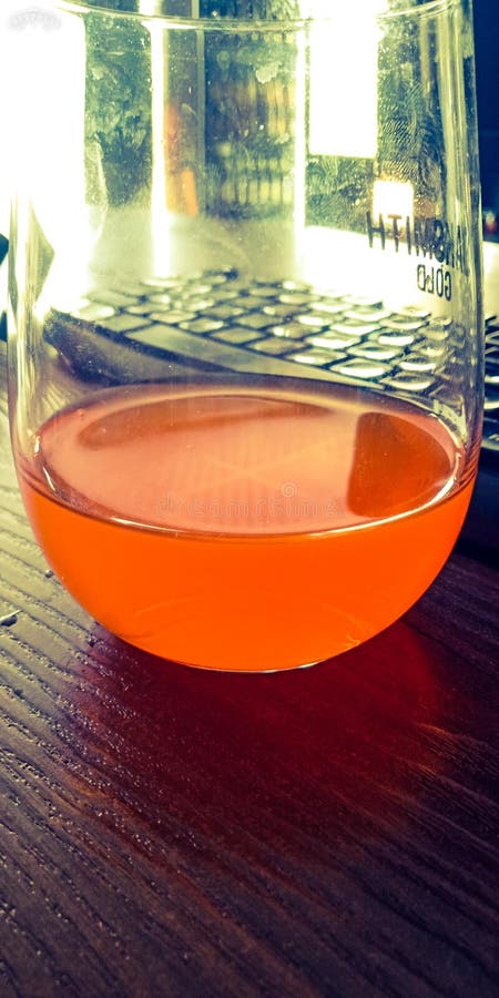 Orange Cold Drink Glass stock image. Image of alcohol - 247881093