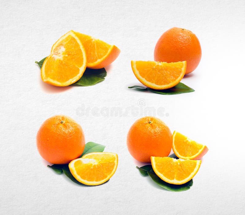Orange or Collection Orange on a Background. Stock Image - Image of ...