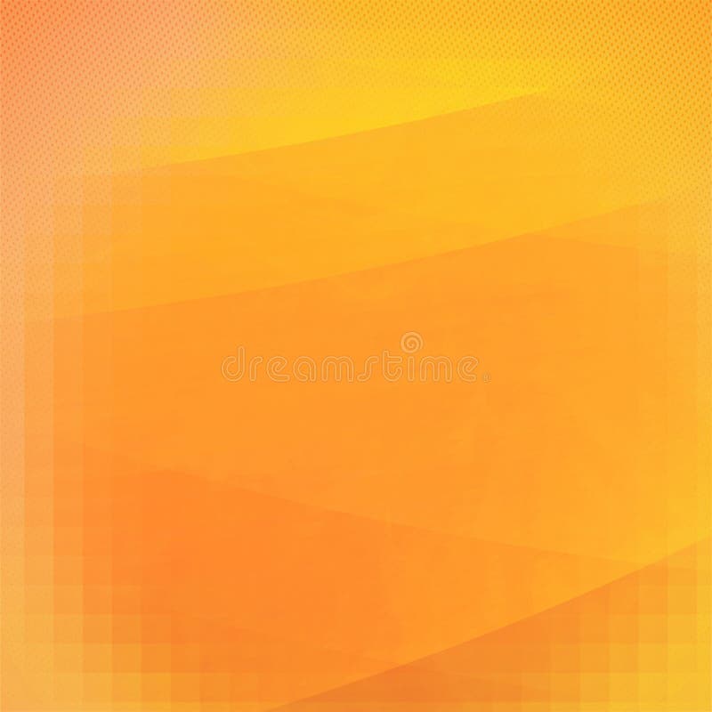 Orange Color Abstract Square Background with Gradient, Simple Design ...