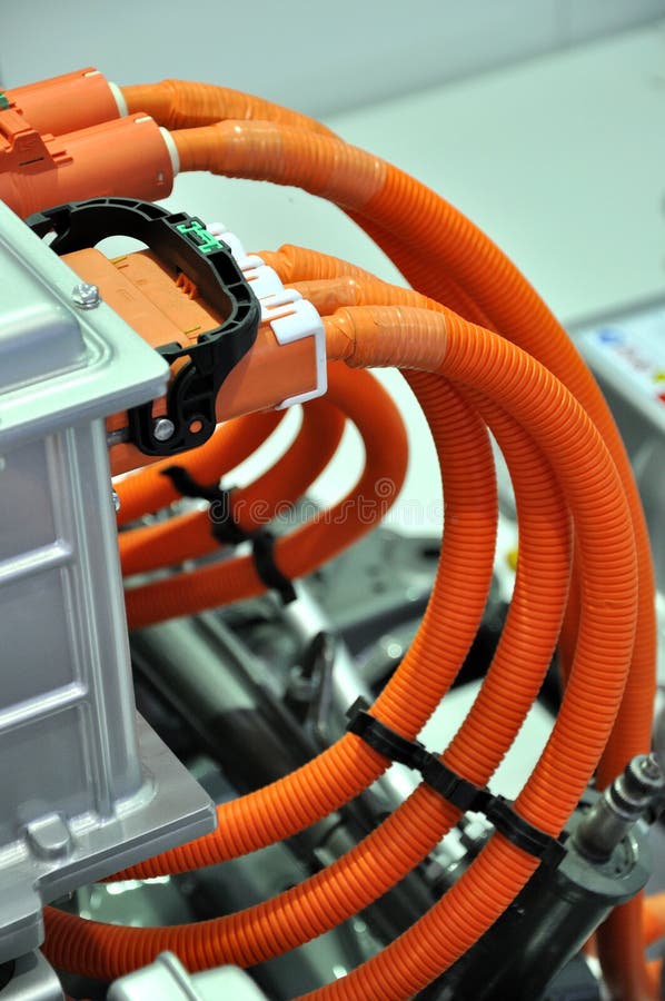 Orange Color Pipe Line on Equipment Stock Photo - Image of pipe ...