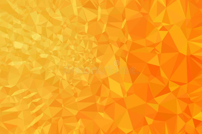 Orange Color Polygon Pattern Background Stock Illustration ...