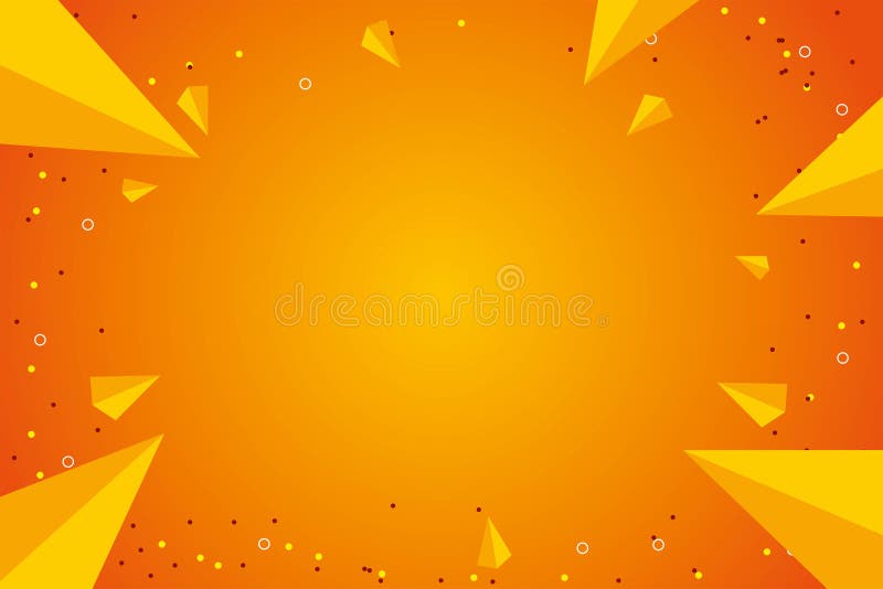 Orange Color Rocks Joining Towards Center of Digital Background with ...