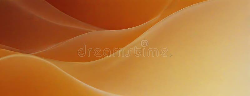 Orange Color Wave Background Stock Illustration - Illustration of ...