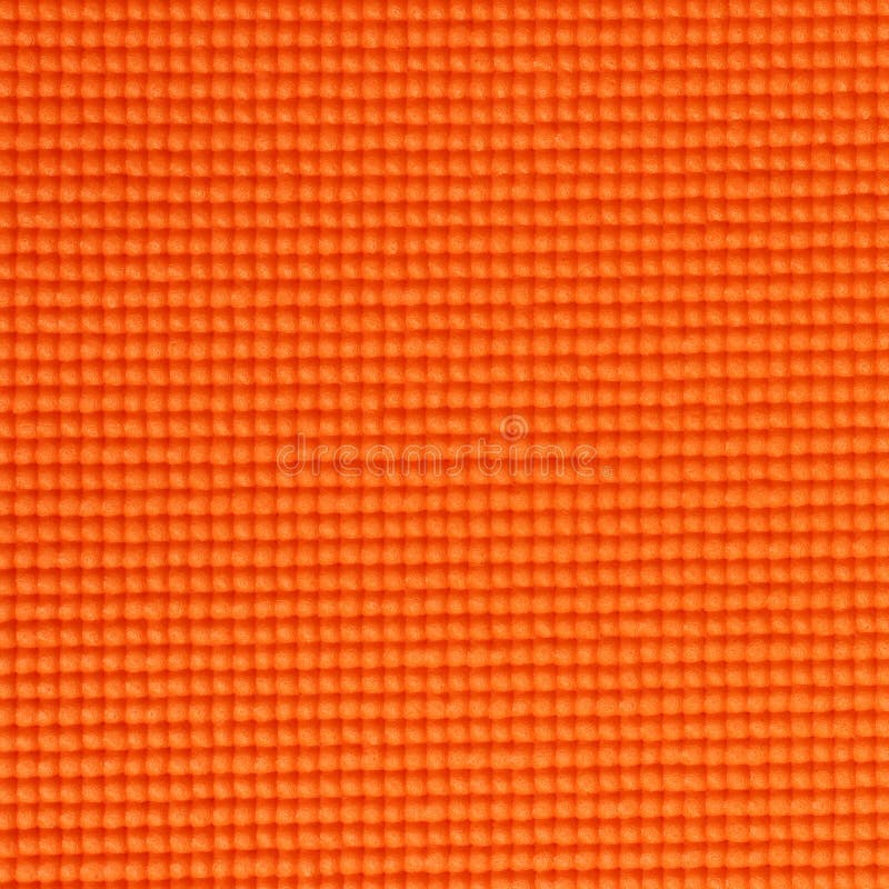 Orange Color Yoga Matt Texture Background. Stock Image - Image of ...