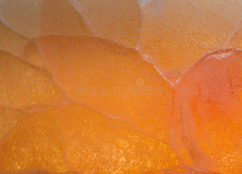 Orange colored ice texture stock photo. Image of crystal - 51599330