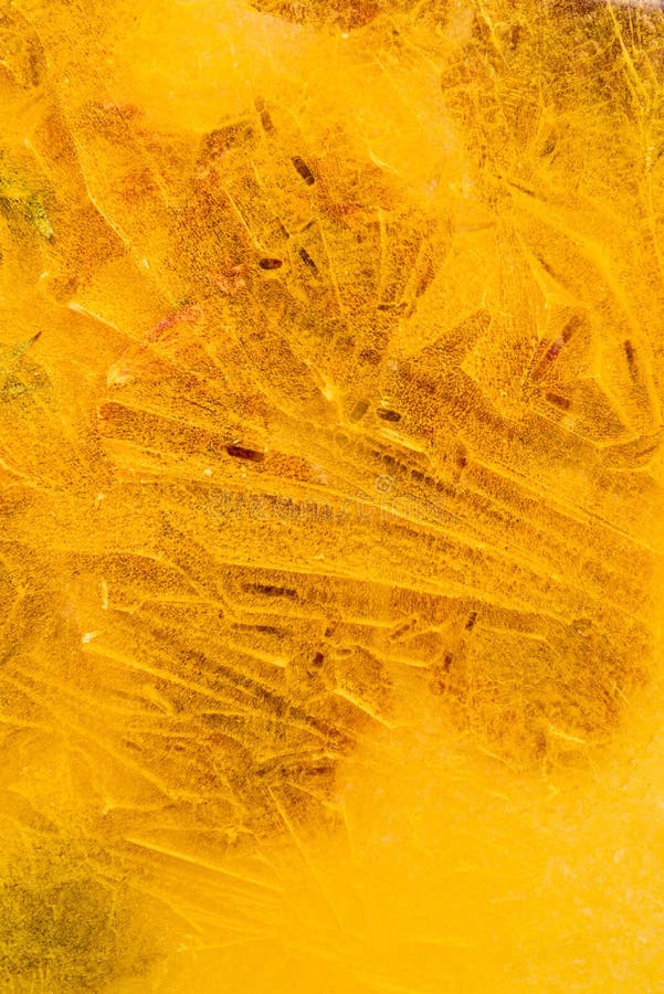 Orange colored ice texture stock photo. Image of crystal - 51599330