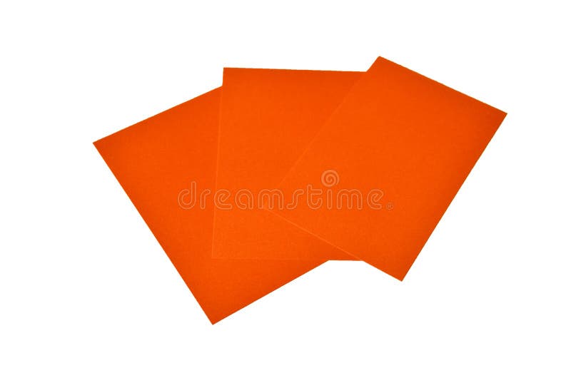 Orange Note Papers stock image. Image of single, design - 99574069