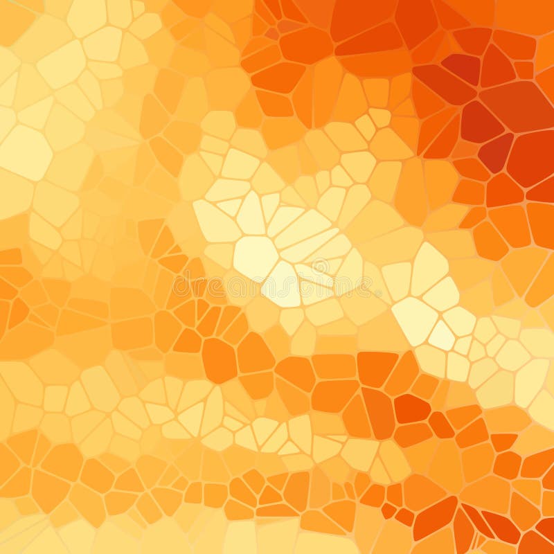 Orange Colored Pebbles. Colorful Background. Vector Graphics. Eps 10 ...