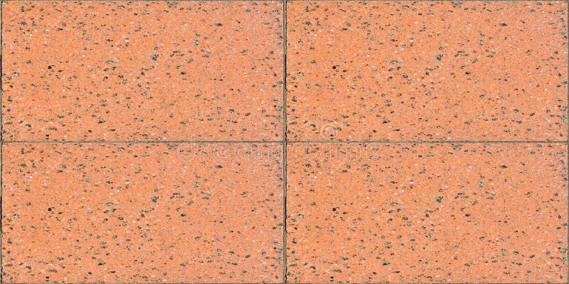 Orange Colored Square Paving Stone, Seamless Tiled Stone Stock Image ...