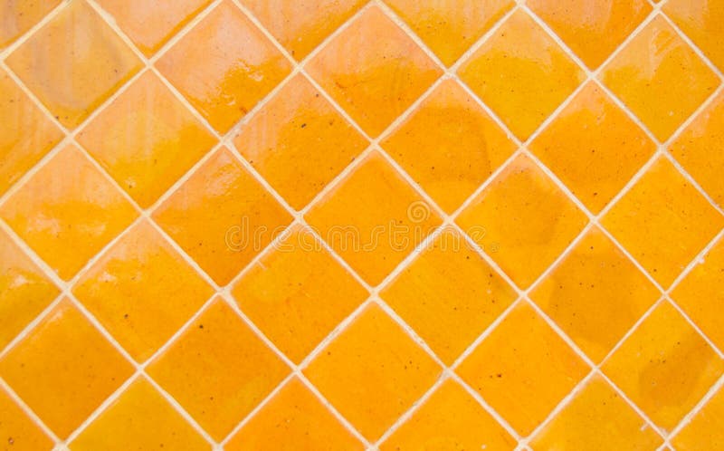 Orange Colorful Tile Background Stock Image - Image of architecture ...