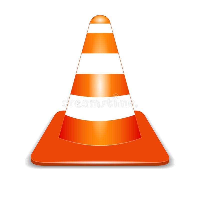Orange Cone Stock Illustrations – 33,306 Orange Cone Stock ...