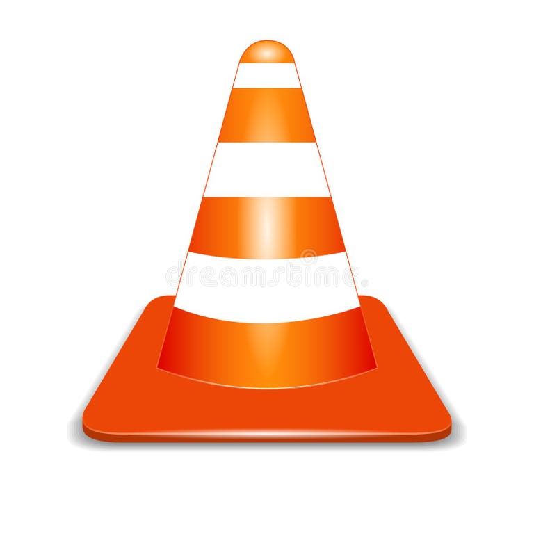Orange Cone Stock Illustrations – 33,306 Orange Cone Stock ...