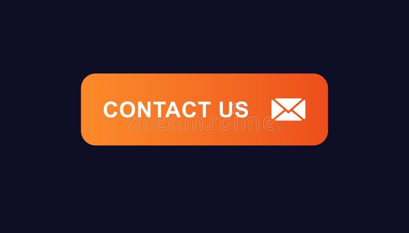 Bright Orange Contact Us Button with Email Icon for Easy Customer ...