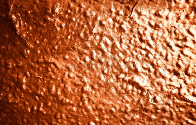 Orange Copper Metal Texture Background Stock Image - Image of material ...