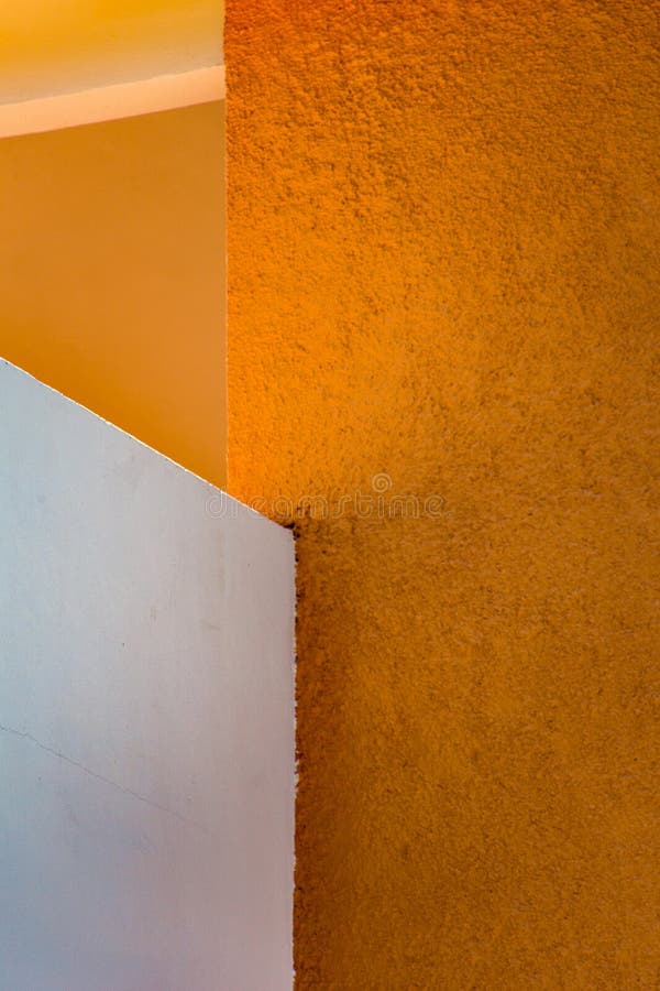 Orange Corner Abstract Wall Texture Pattern Stock Image - Image of ...