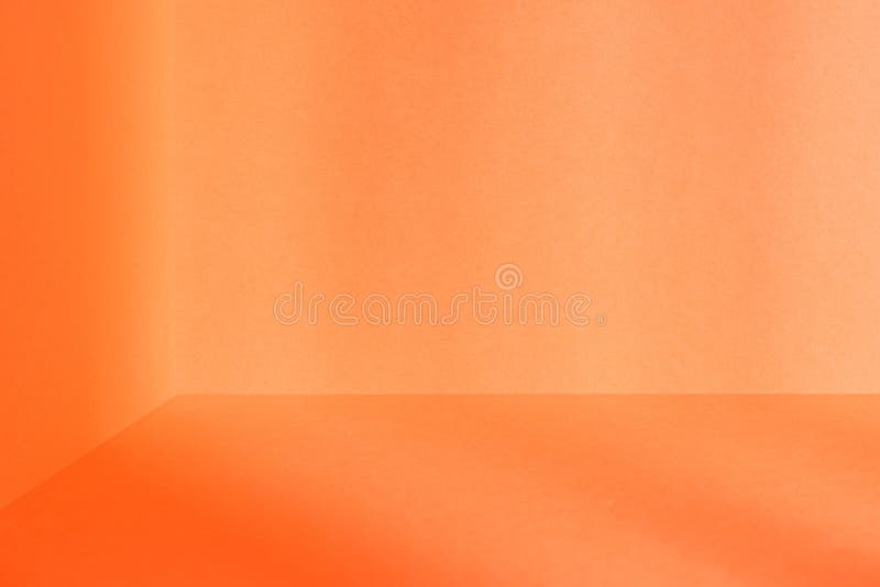 Orange corner with shadows stock image. Image of corner - 184637487