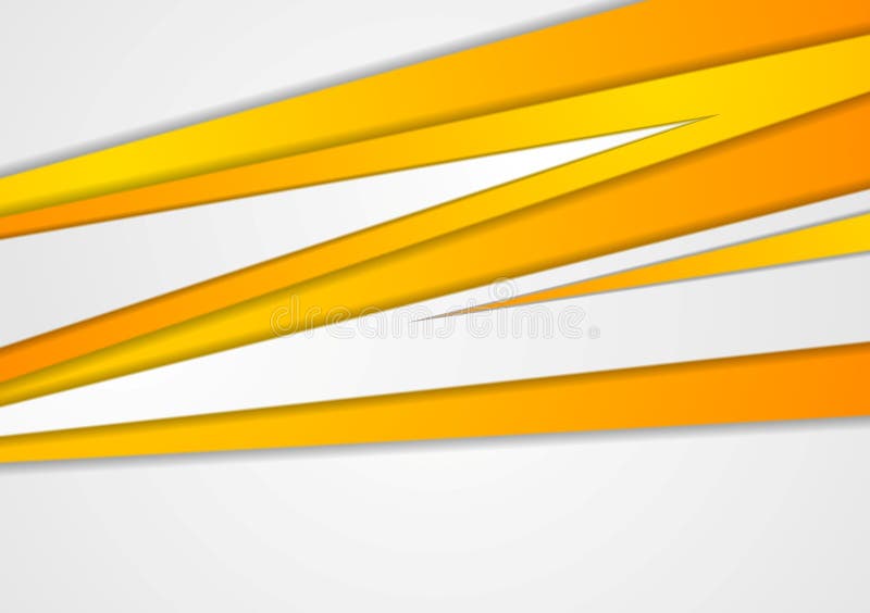 Orange Corporate Stripes Abstract Background Stock Vector ...
