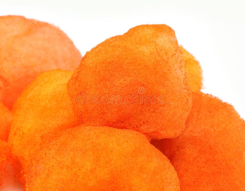 Orange cotton candy stock photo. Image of dissolves, disolves - 32464138