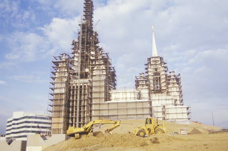 An Orange County Church Under Construction in Orange County California ...